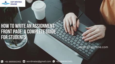 How To Write An Assignment