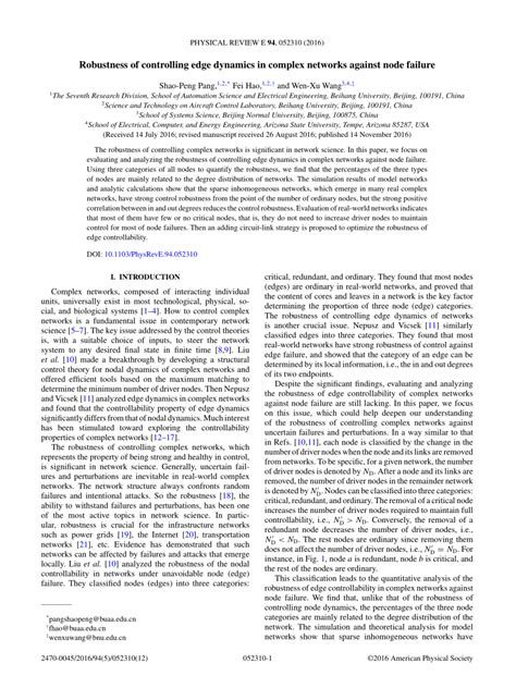 pdf robustness of controlling edge dynamics in complex networks