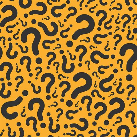 question mark pattern