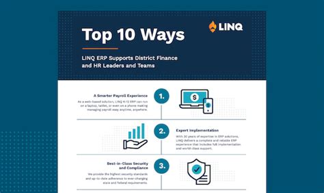 Top 10 Ways Linq Erp Can Help Your Finance And Hr Teams Linq K‑12 Software