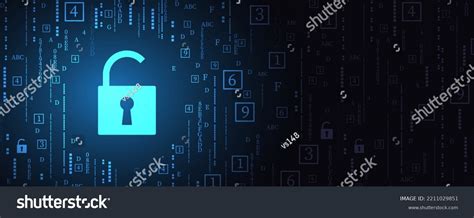 Cyber Security Information Network Protection Future Stock Vector