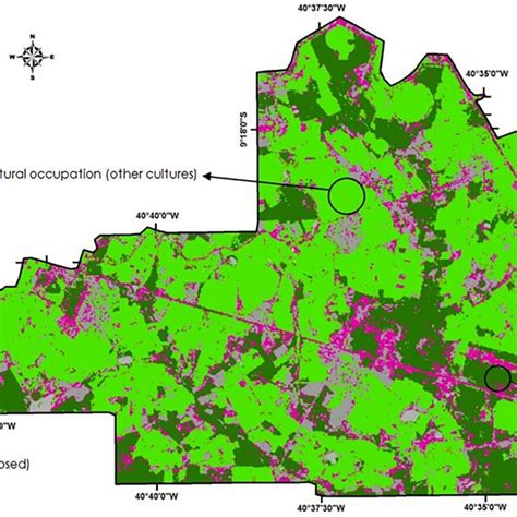 Result Of The Unsupervised Classification Of The Remote Sensing Image