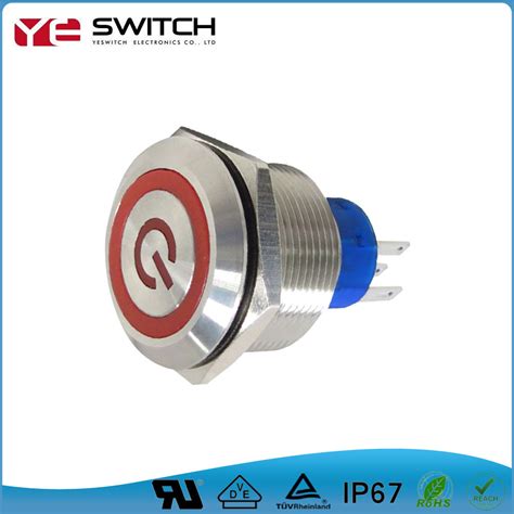 Anti Vandalism Elevator Power Switch Push Button Start Button Switch Electrical Switch And On