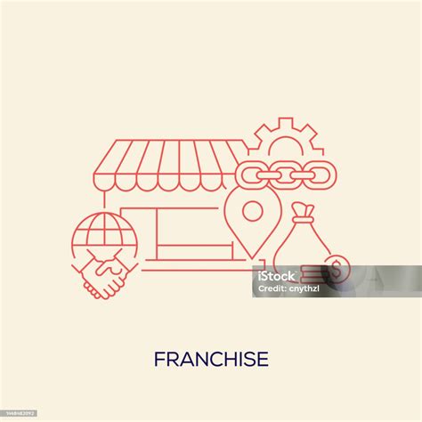 라인 아이콘으로 프랜차이즈 관련 디자인 간단한 윤곽선 기호 아이콘 0명에 대한 스톡 벡터 아트 및 기타 이미지 0명 개념 계획 Istock