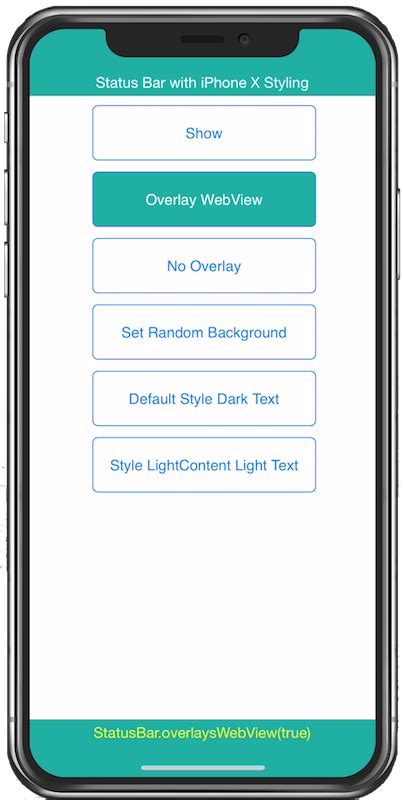 Alpha Anywhere Iphone X Styling And The Status Bar Plugin