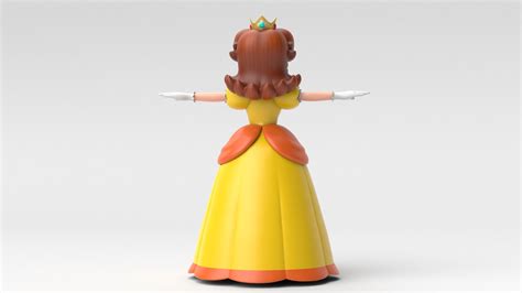Princess Daisy Model Turbosquid 1811691
