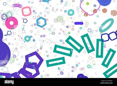 Abstract Geometric Motion Particle Or Random Pattern Colorful And Artistic For Graphic Design