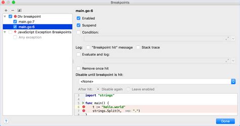 Debugging Code Help Goland