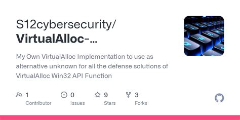 Github S12cybersecurityvirtualalloc Implementation My Own Virtualalloc Implementation To Use