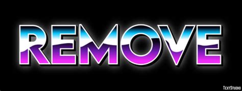 Remove Text Effect And Logo Design Word