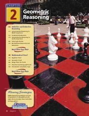 Geometry Ch Pdf Geometric Reasoning A Inductive And Deductive Reasoning Using Inductive
