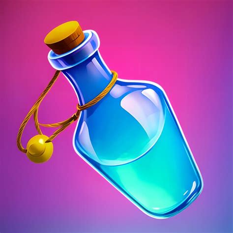 Premium Photo Colorful Bottle Model For Game Ideas