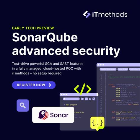 try sonarqube advanced security for free itmethods posted on the topic linkedin