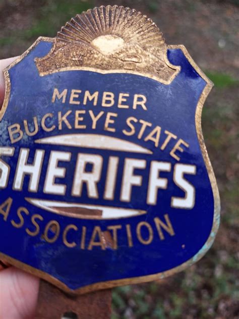 Vintage Early Ohio Buckeye State Sheriffs Association Brass Etsy