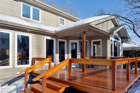 Split Level Transformation Traditional Deck Ottawa By Lagois Design Build Renovate Houzz