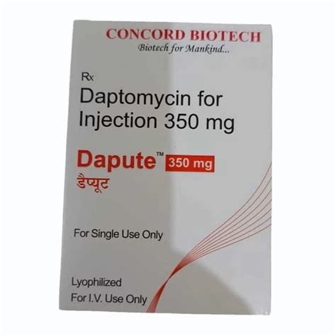 350mg Daptomycin Injection At ₹ 3600 Piece Bd Dapto Injection In