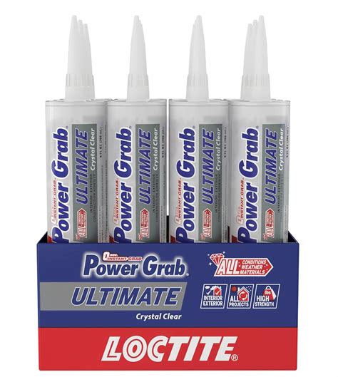 Loctite Power Grab Ultimate Crystal Clear Construction Adhesive 9 Fl