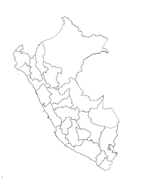 Mapas Del Perú Para Colorear Y Descargar Colorear Imágenes