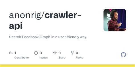 github anonrig crawler api search facebook graph in a user friendly way