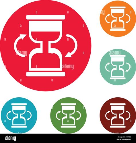 Cursor Loading Icons Circle Set Vector Isolated On White Background Stock Vector Image Art Alamy