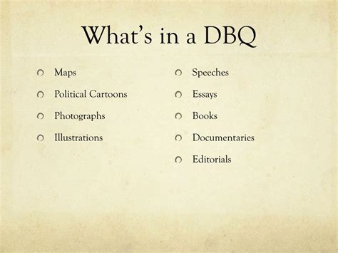 PPT The DBQ On The AP Test PowerPoint Presentation Free Download ID 2859760