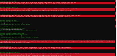 gagal sync dengan dapodik · issue 142 · eraporsmk erapor6 · github