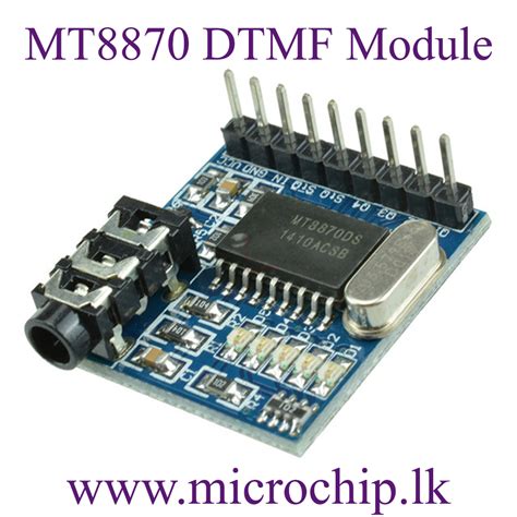 MT8870 DTMF Voice Audio Decoder Module Microchip Lk