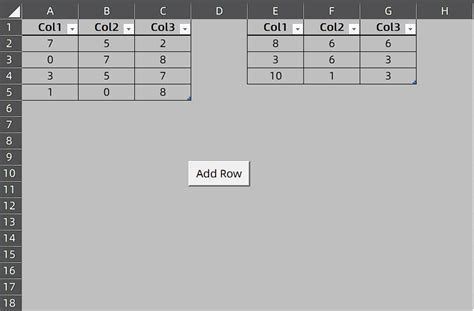 Excel Macro For Creating Tables With Names Stack Overflow