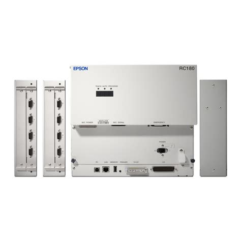 Epson Rc180 Manual Pdf Download Manualslib