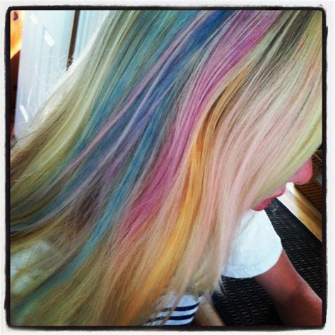 Chalking Hair Hair Chalk Long Hair Styles Hair Styles
