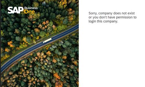 Solved Sap Business One Login Error Sorry Company Does Sap Community