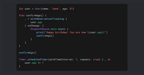 Using Observation Framework Outside Of Swiftui