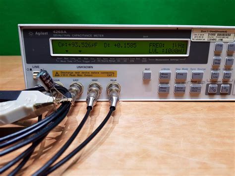 소리전자 Agilent Hp 4268a Capacitance Meter
