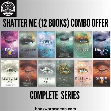 Shatter Me Complete 12 Books Series Bookwormsdenn