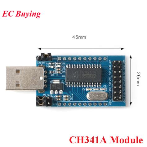 유ch341a Programmer Usb To Uart Iic Spi I2c Ttl Eppmem Convertor Parallel Port Converter Moduleq
