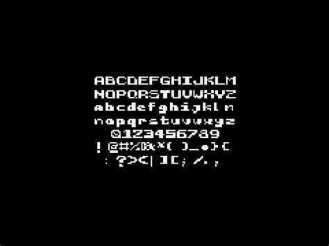 Pono 188 Soft Edge Regular Monospace Pixel Font By Yanin