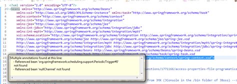 Spring Integration Warning Referenced Bean Orgspringframeworkschedulingsupport