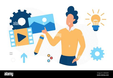 Business Design Male Artist Is Engaged In Graphics Rendering Creative Processes In Company And Business Design Male Artist Is Engaged In Graphics Rendering Creative Processes In Company And