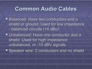 Audio Video Connector Ppt