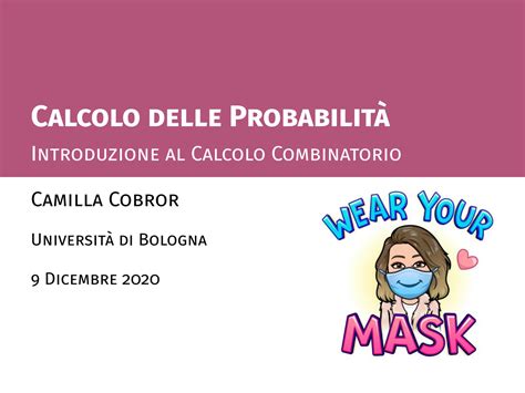 SOLUTION Calcolo Combinatorio Esempi Ed Esercizi Studypool