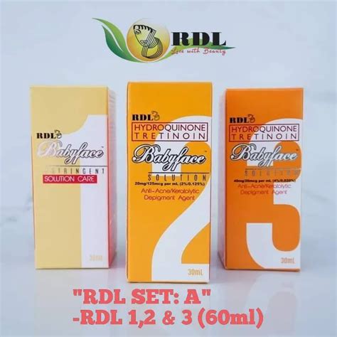 Rdl No 1 2 And 3 60ml Set Lazada Ph