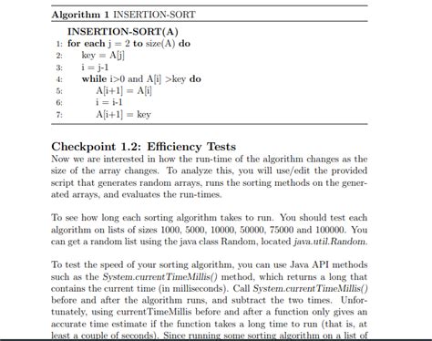 Solved Do Java Code For Do Method Insertion Sort String With