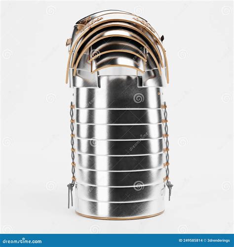 3d Render Of Lorica Segmentata Stock Illustration Illustration Of Segmentata Render 249585814