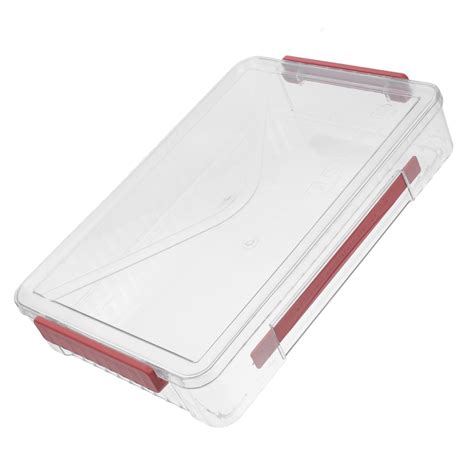 Document Case File Boxes With Lids Keepsake Collapsible Supply Red Walmart Com