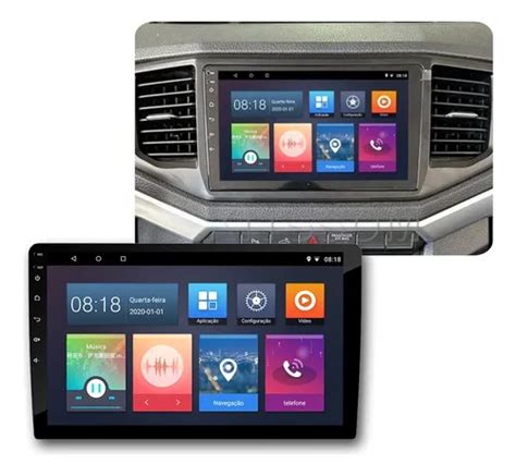 Central Multimídia Volkswagen Amarok Android 9 Parcelamento Sem Juros