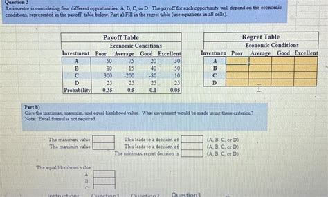 Solved Please Show Calculations On Excel Additionally