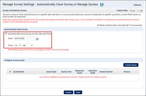 Automatically Close Your Survey On A Datetime Surveymethods