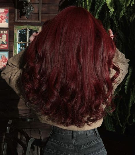 Pin By Pinner On Hair Wine Hair Hair Color Red Hair Color