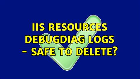 Iis Automatically Delete Old Logs At Cody Gibbs Blog