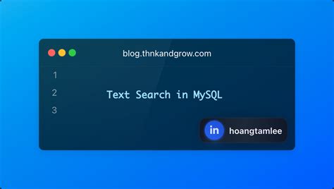 Enhancing Text Search In Mysql A Comparison Of Soundex And Full Text Search Thnk And Grow
